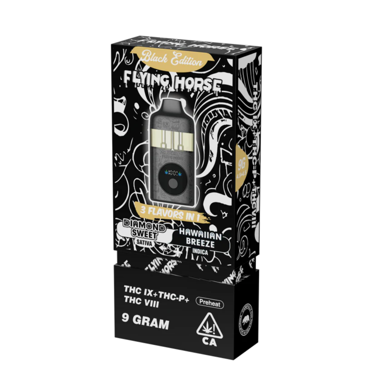 9g Flying Horse Black Edition (3-in-1) | Full Flavor Menu