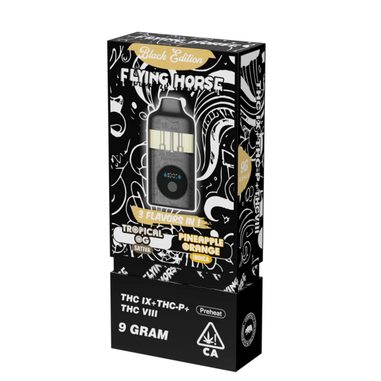 9g Flying Horse Black Edition (3-in-1) | Full Flavor Menu